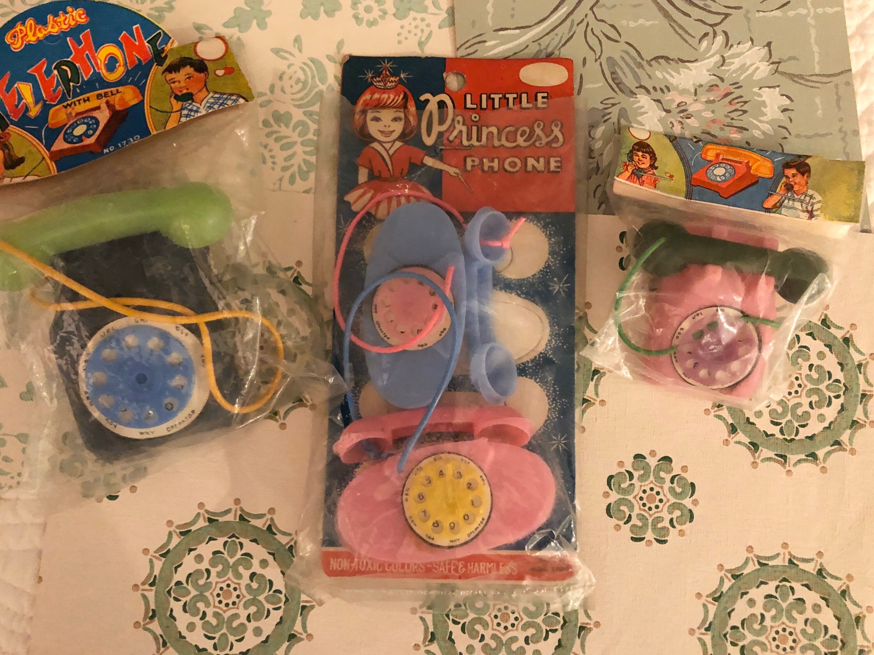 Vintage Mini Plastic Toy Telephone/made in Japan Toy | Etsy