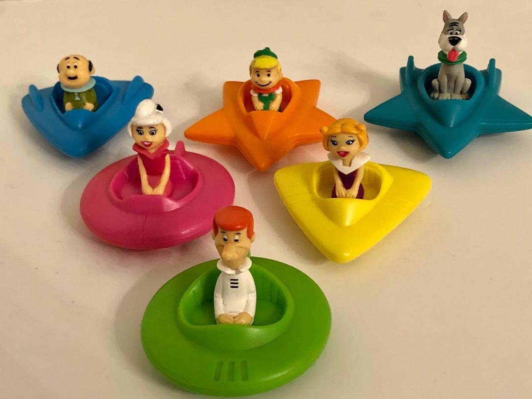 6 Pc Jetson Space Vehicle Toy Set Wendys/jetsons Happy Meal/jetsons Toy ...