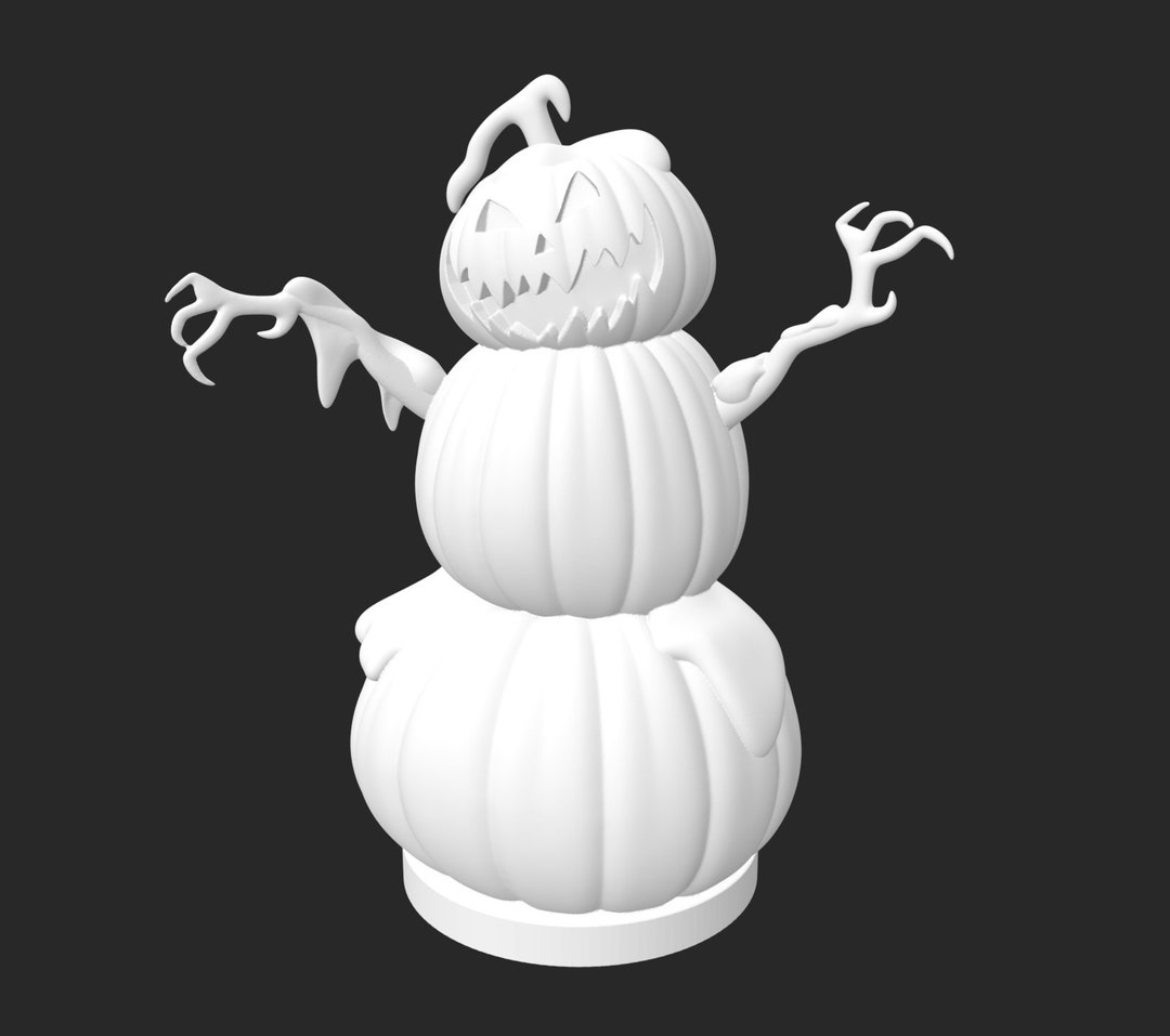 Haunted Mansion Holiday Pumpkin Snowman - Etsy