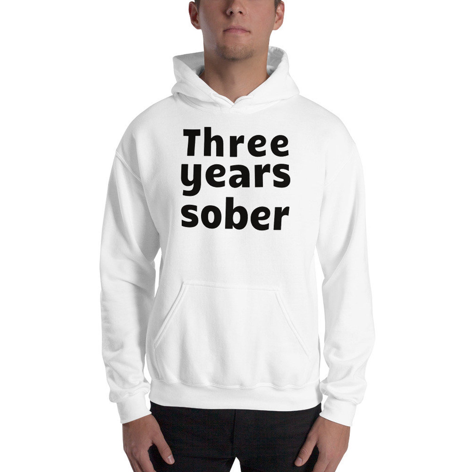 Three Years Sober Unisex Hoodie Hooded Sweatshirt light | Etsy Three Years Sober Unisex Hoodie Hooded Sweatshirt light | Etsy
