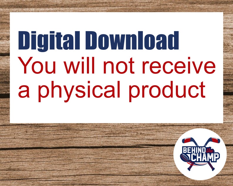 Hockey My Happy Place Digital Poster Wall Art Download Printable - Etsy