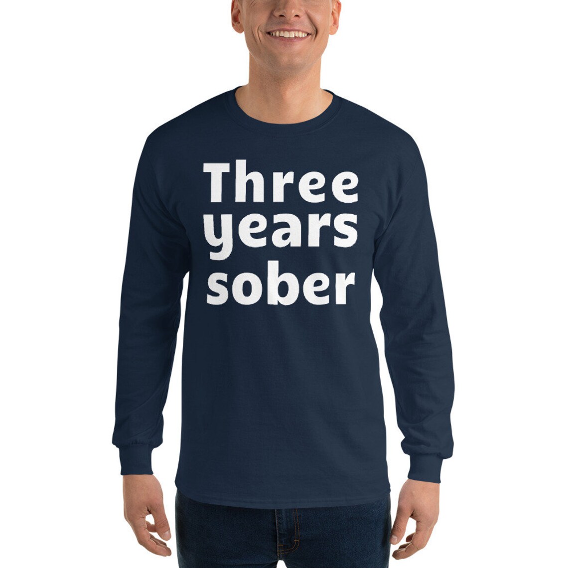 Three Years Sober Long Sleeve Shirt dark Recovery Sobriety | Etsy Three Years Sober Long Sleeve Shirt dark Recovery Sobriety | Etsy