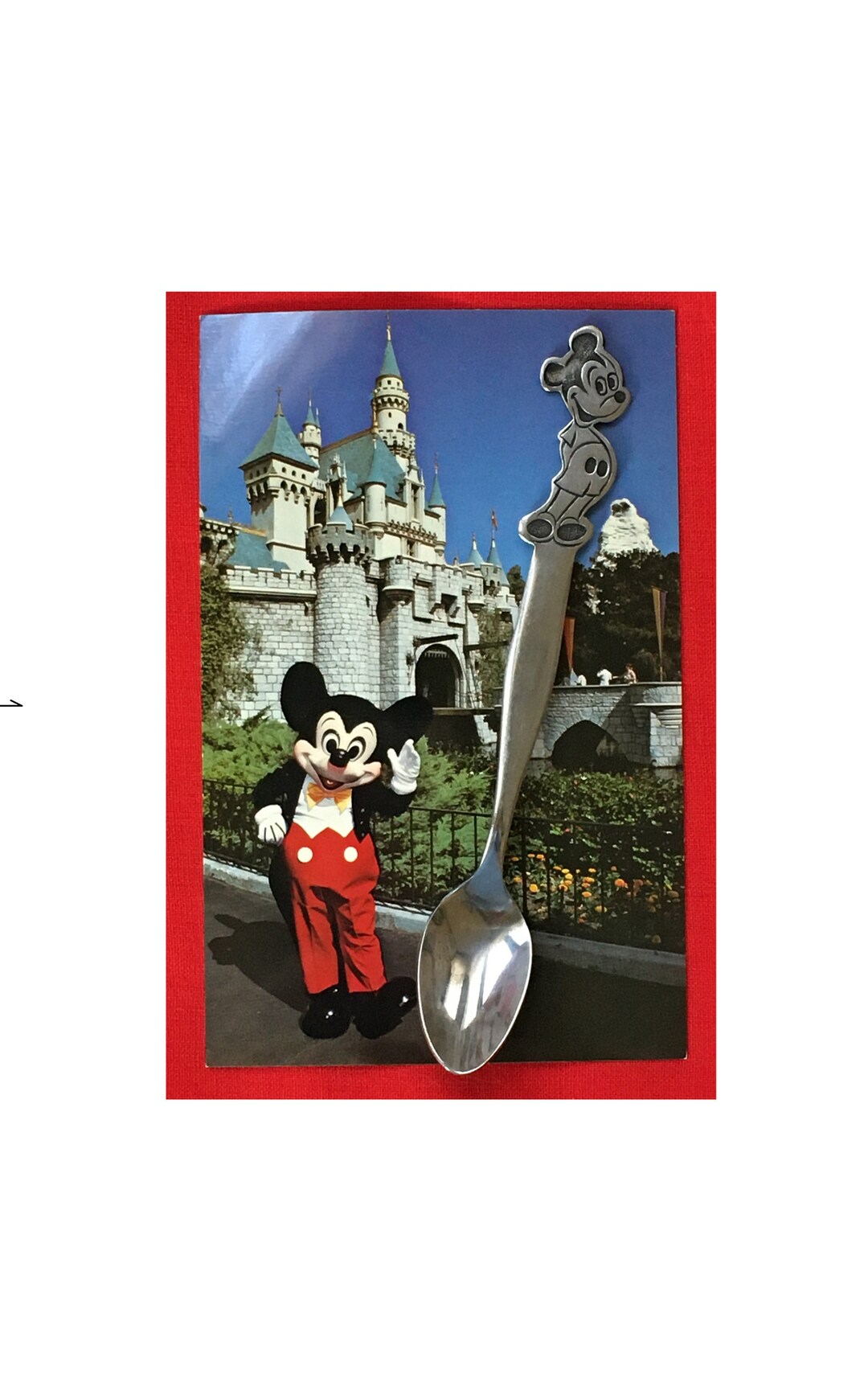 Vintage Disney MICKEY MOUSE Baby SPOON Stainless Baby Food Utensils by ...