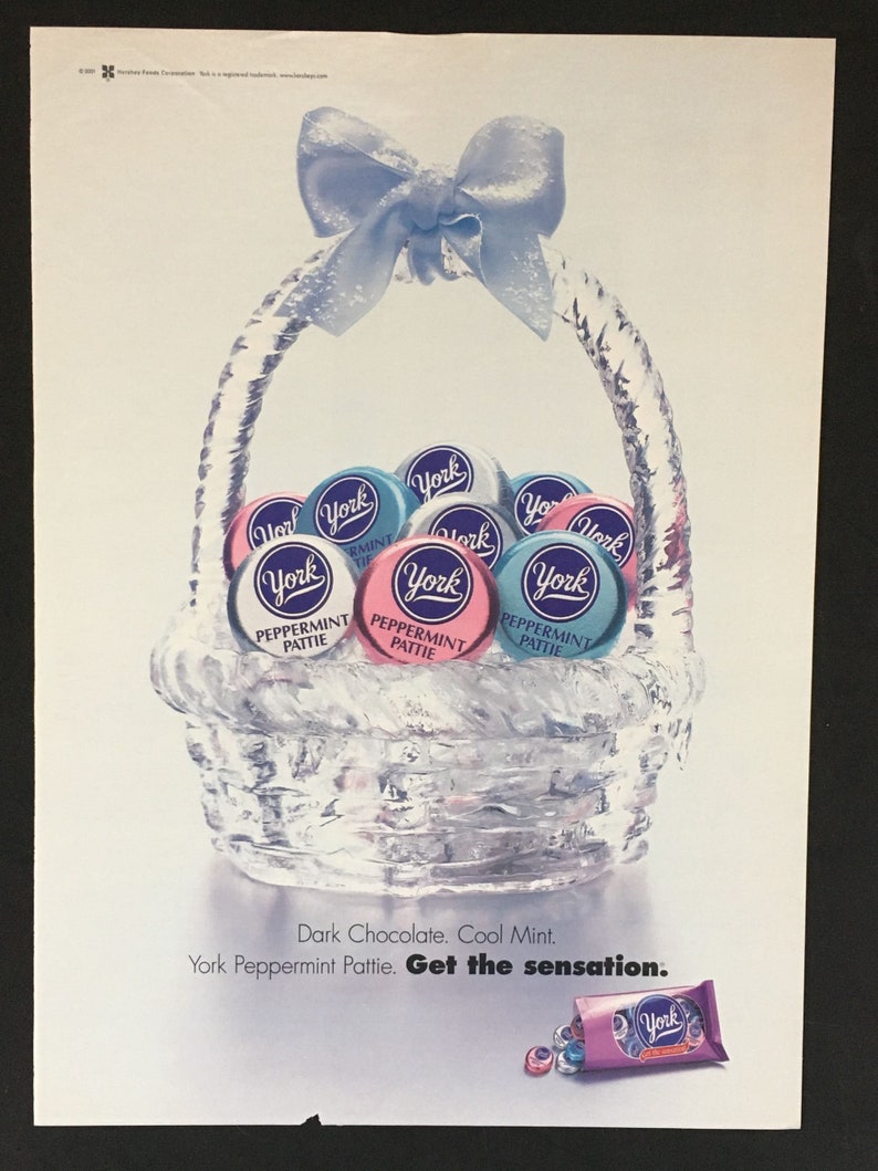 4 Vintage CANDY Magazine ADS Print Advertisements Easter Candies M&m's ...