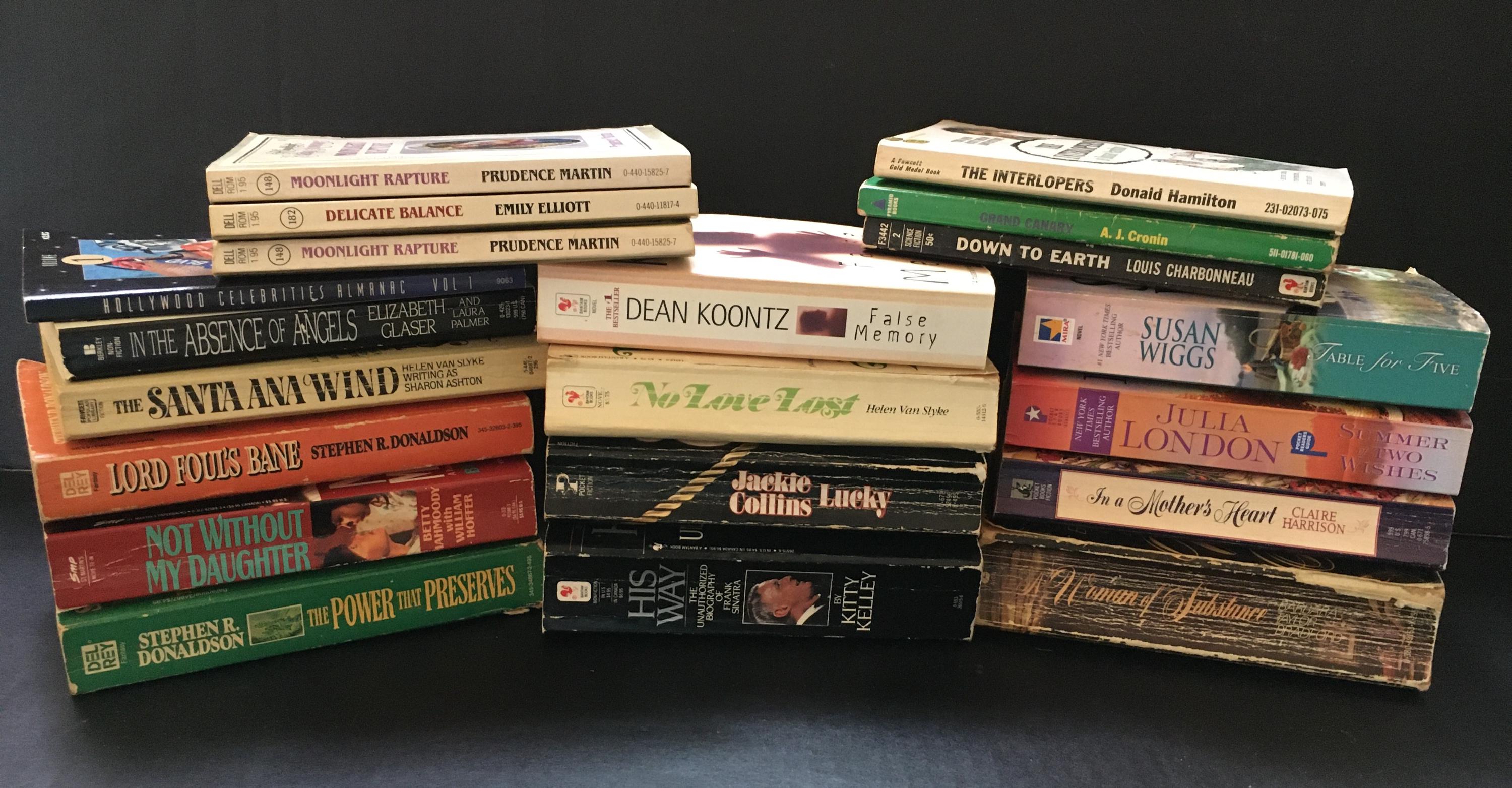 20 Vintage BOOKS Paperback NOVELS Romance • Harlequin • Mystery ...