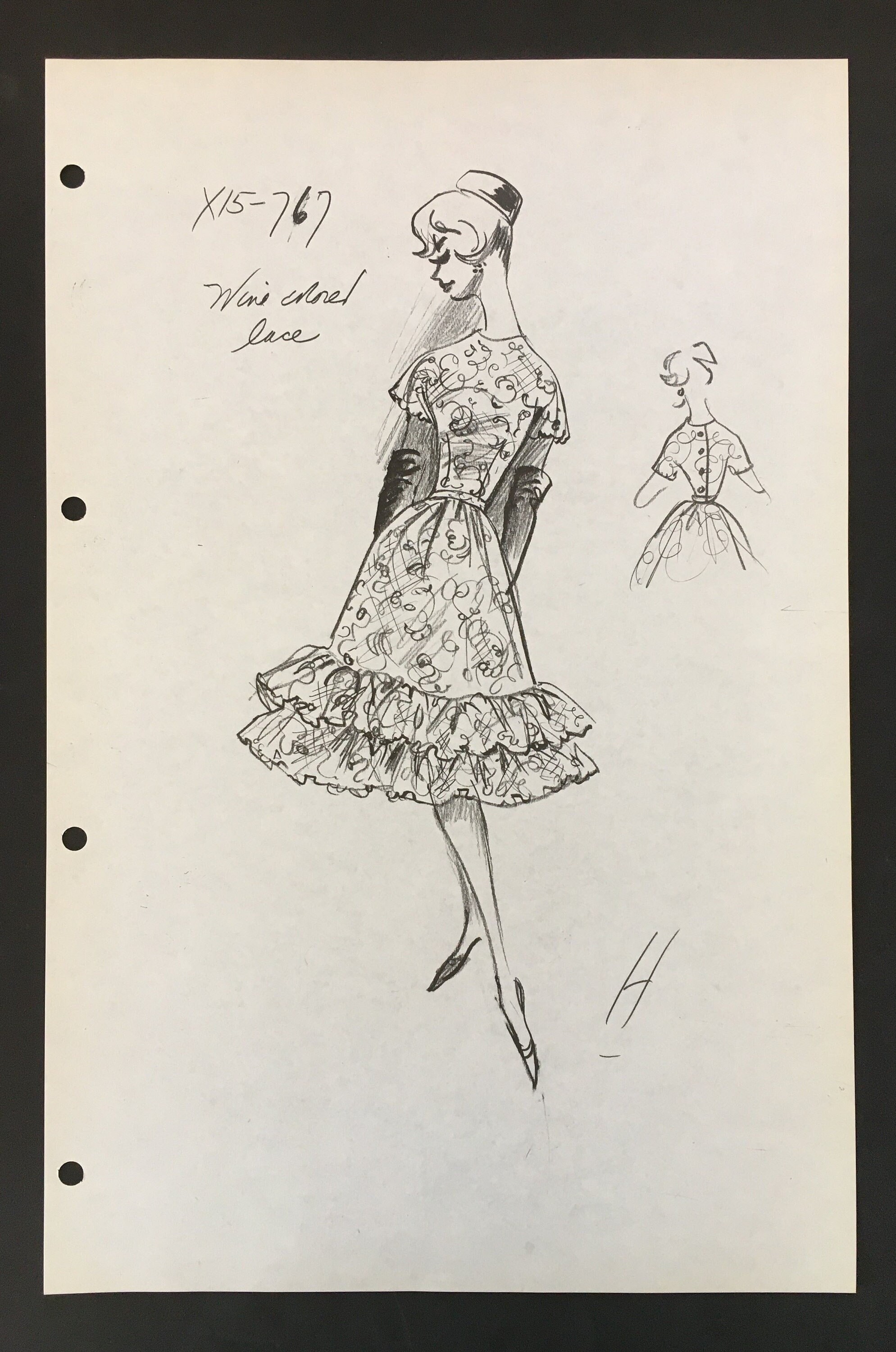 Fashion Designers Sketches 1960s