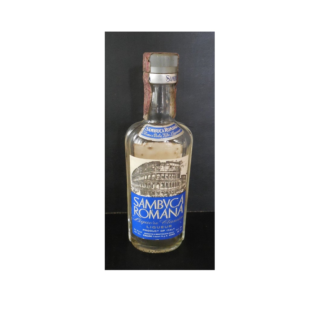 Vintage SAMBUCA ROMANA Liquore Bottle Liquore Classico Product of Italy ...