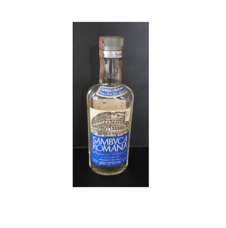 Vintage SAMBUCA ROMANA Liquore Bottle Liquore Classico Product of Italy ...