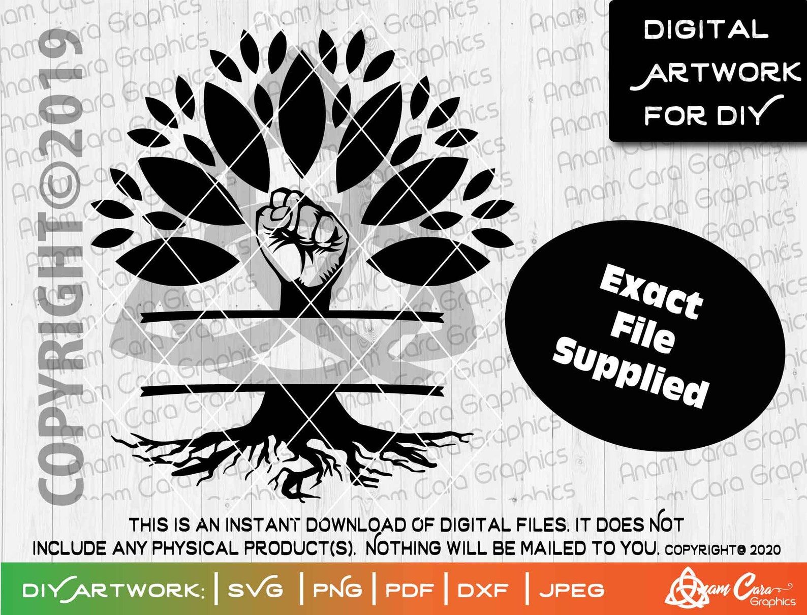 Family Tree Template SVG Cut or Print DIY Art Template for - Etsy