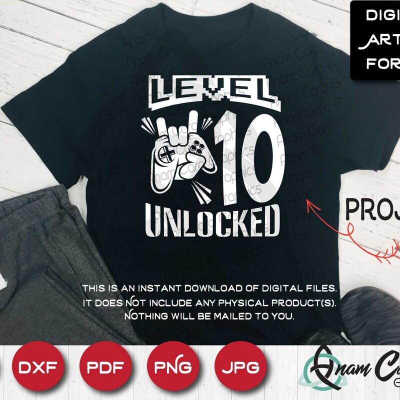Level 10 Unlocked Svg - Etsy