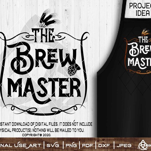 The Brewmaster SVG Cut/print Digital Art Home Brewery Brew - Etsy