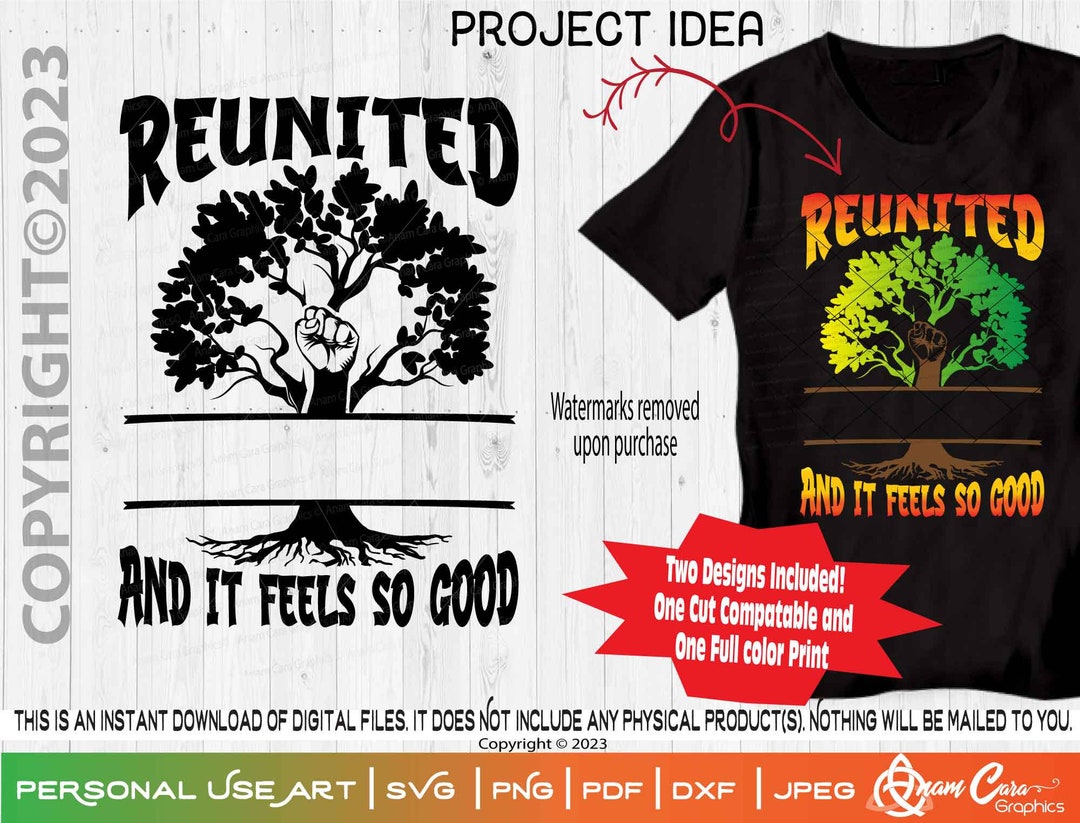 Reunited Family Reunion Open Split | SVG Cut or Print Family Reunion ...