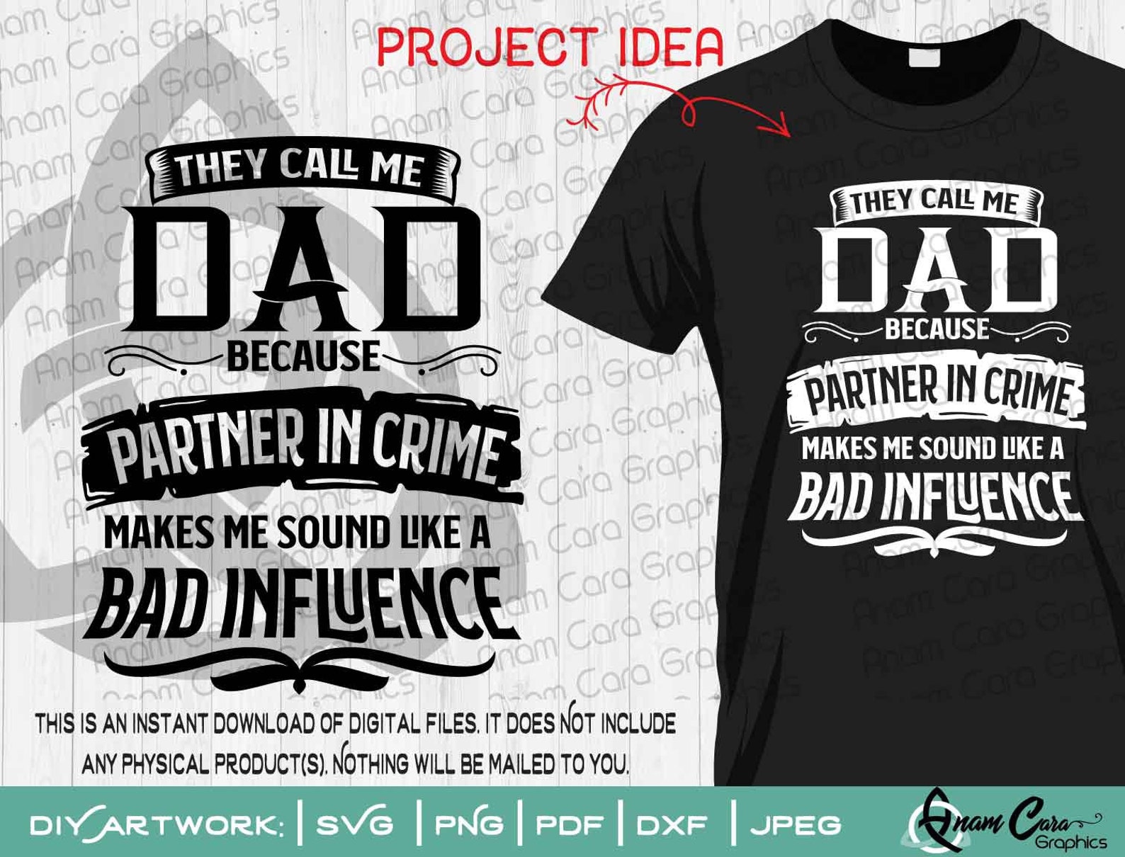 They Call Me Dad Because Partner in Crime Makes Me Sound Like - Etsy