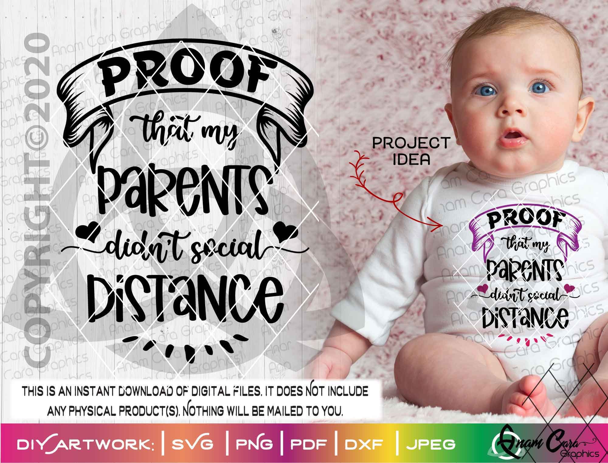 Proof my parents didn't social distance svg,Pregnancy Announcement SVG ...