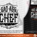 Bad Ass Chef cutorprint DIY Art Cool Smoke BBQ Master Grill Summer ...