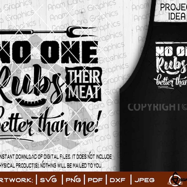I Rub My Meat Svg - Etsy