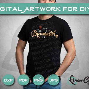 The Brewmaster SVG Cut/print Digital Art Home Brewery Brew Beer Lager ...