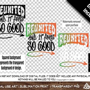 Reunited and It Feels so Good |cut or Print Diyart YOU Add Your Own ...