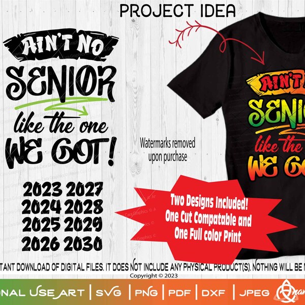 Aint No Senior Like the One I Got - Etsy Canada