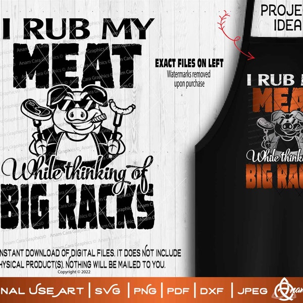 I Rub My Meat Svg - Etsy