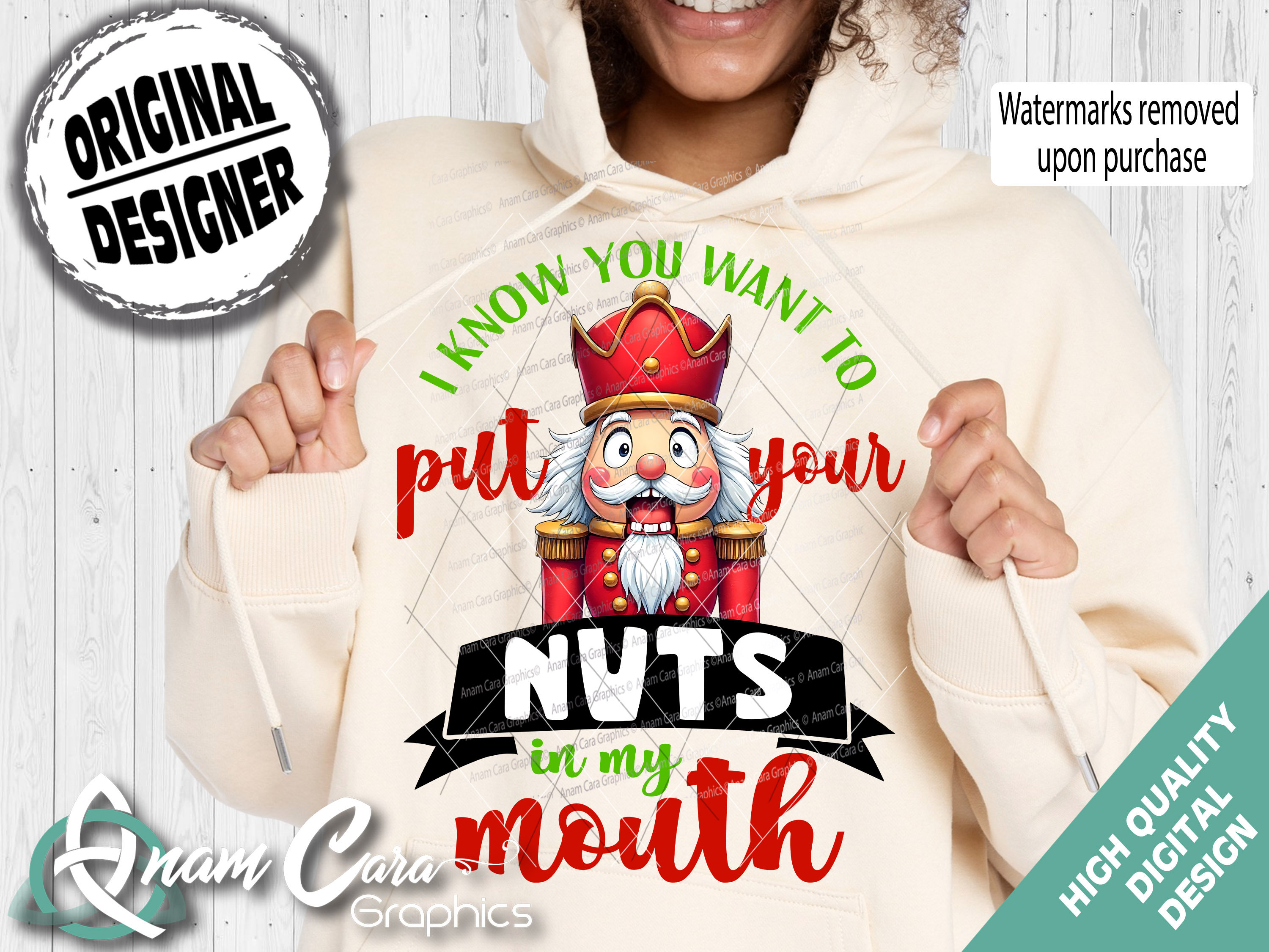 I Know You Want to Put Your Nuts in My Mouth | Full Color PNG DTF Sub ...