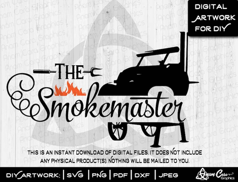 The Smokemaster SVG Cut/Print diy Art Fun Gender Neutral | Etsy