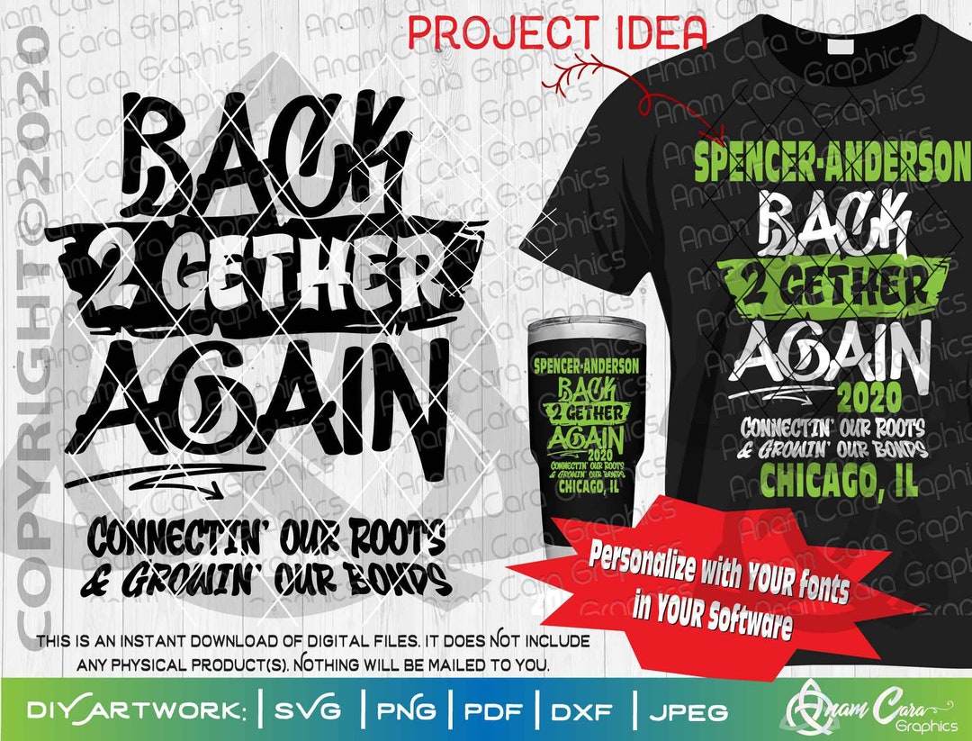 Back 2gether Again |cut or Print Diyart| YOU Add Your Own Words ...