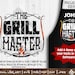 The Grill Master SVG Cut or Print DIY Art BBQ Pit Master Grill Chef ...
