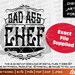 Bad Ass Chef cutorprint DIY Art Cool Smoke BBQ Master Grill Summer ...