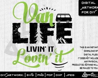 Van Life Svg - Etsy