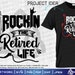 Rockin the Retired Life SVG Cut or Print DIY Art Retirement Rock Hands ...