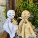 Ghost Shelf Sitter, Ghost Spindle, Halloween Shelf Sitter, Primitive ...