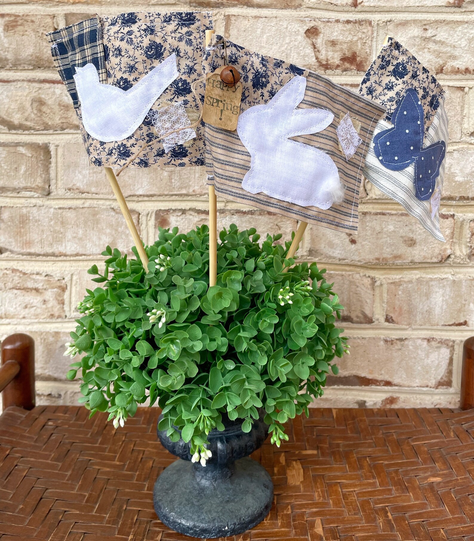 Easter Pennant Flags, Spring Flags, Spring Tiered Tray Decor, Farmhouse ...