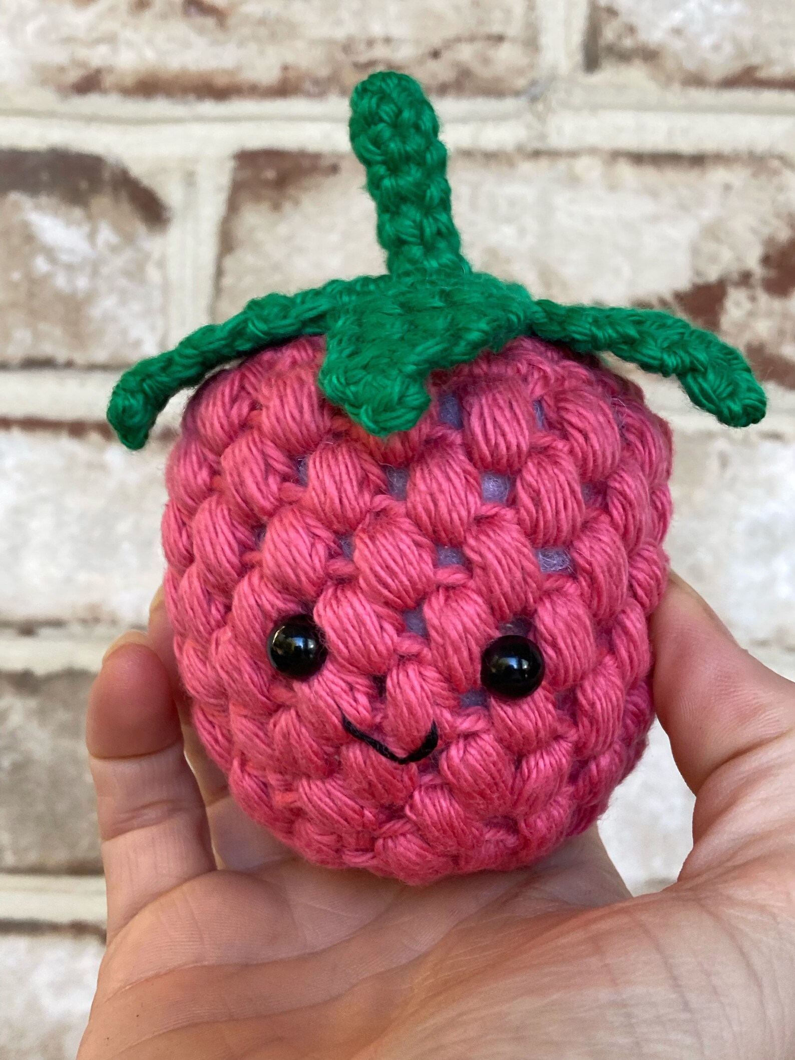 Raspberry Plush, Crochet Raspberries, Amigurumi Stuffies, Tiered Tray ...