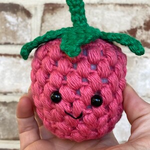 Raspberry Plush, Crochet Raspberries, Amigurumi Stuffies, Tiered Tray ...