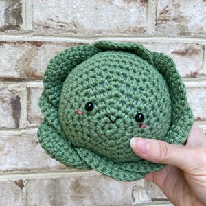 Cabbage Plushie, Vegetable Tiered Tray Decor, Autumn Vegetable Plush ...