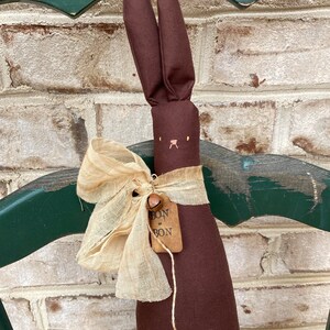 Primitive Chocolate Easter Bunny, Chocolate Bunny Decor, Farmhouse ...
