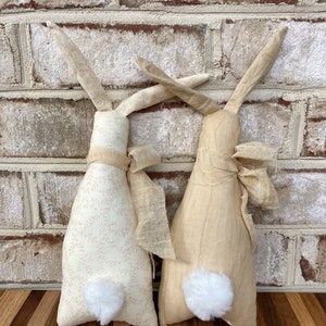 Primitive Easter Bunny, Primitive Rabbit Doll, Rustic Bunny, Farmhouse ...