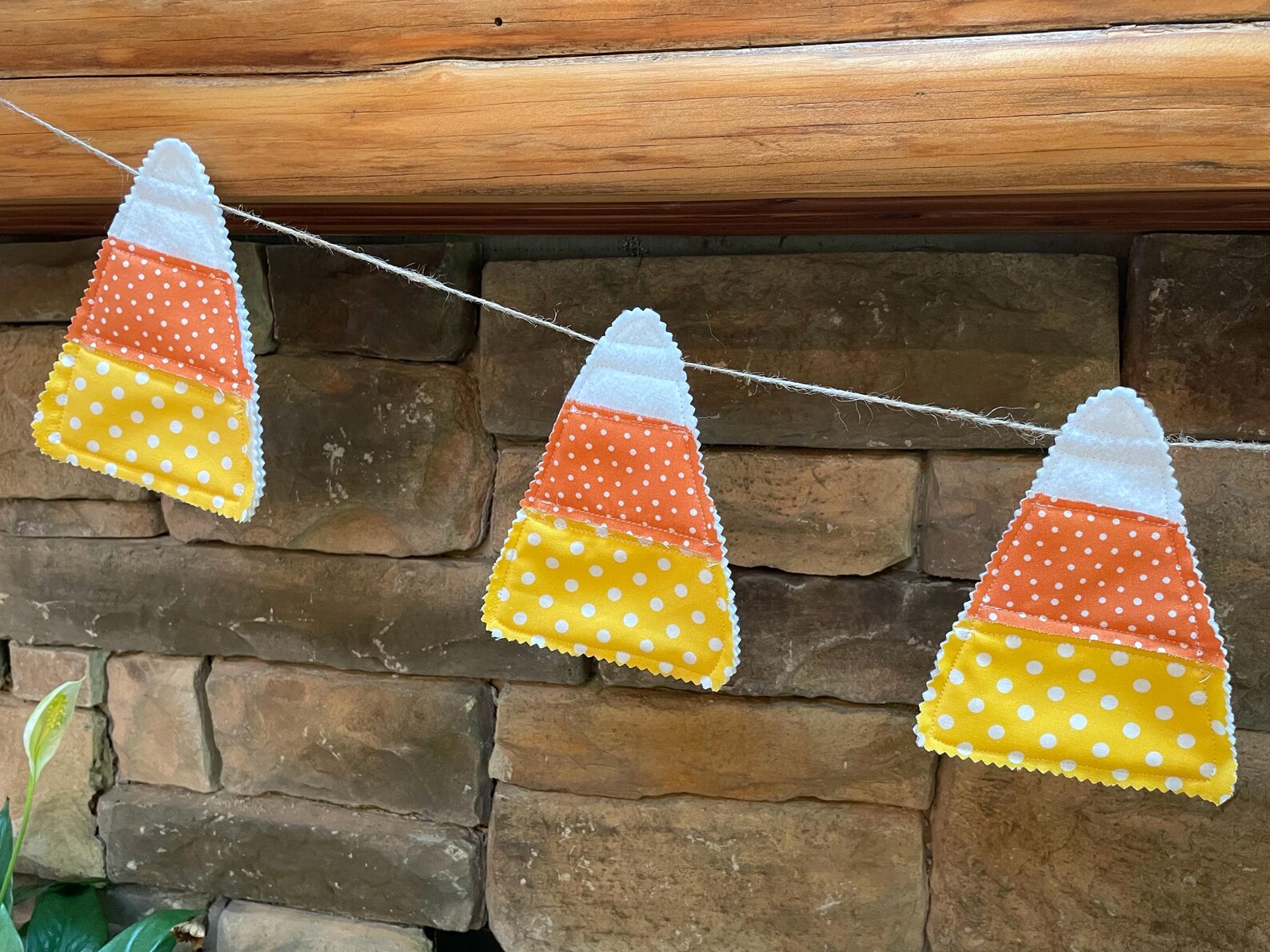 Candy Corn Garland, Halloween Candy Corn Banner, Fall Farmhouse ...