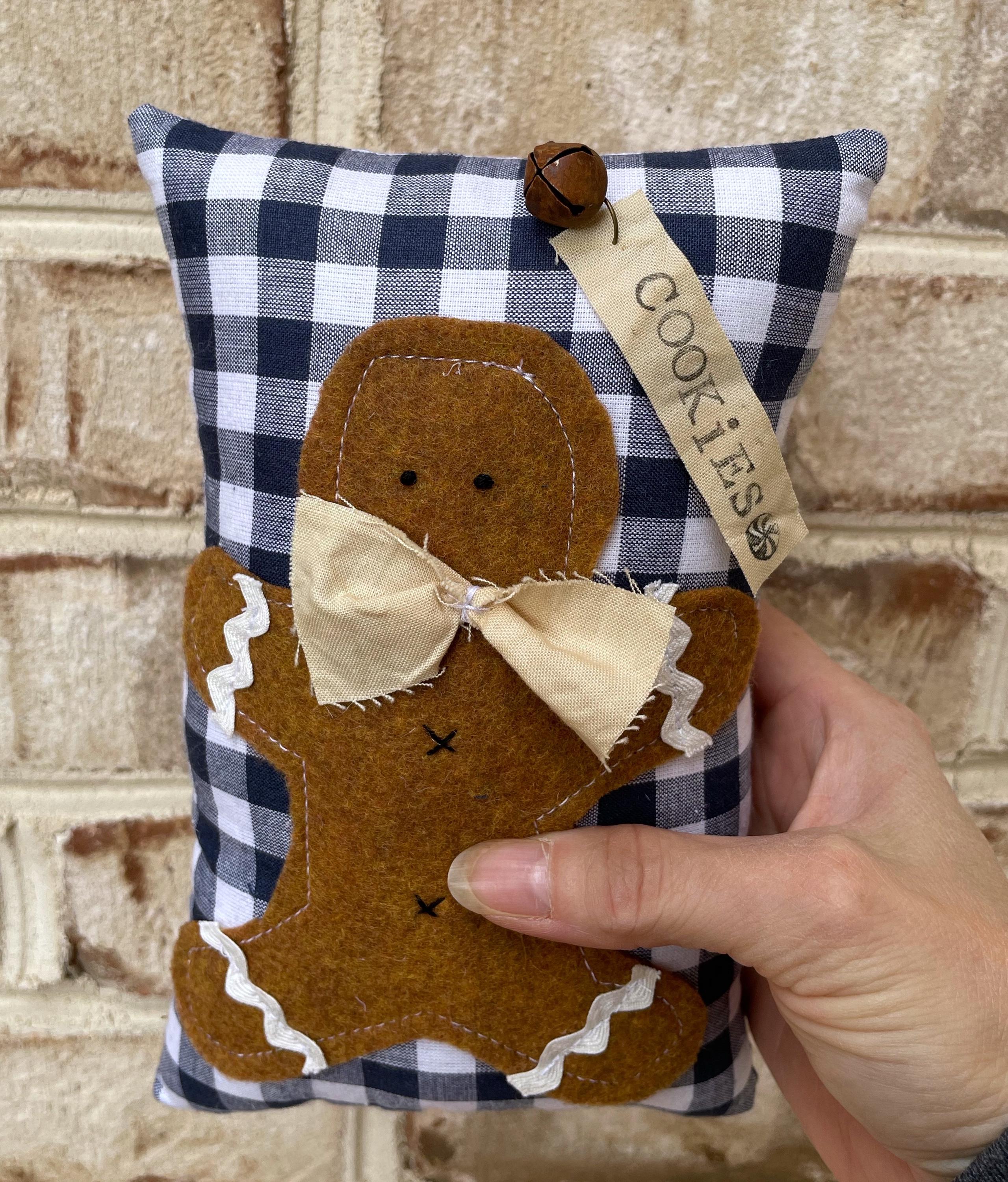 Gingerbread Man Bowl Fillers, Primitive Gingerbread Man, Gingerbread Man Ornies, Blue Christmas ...
