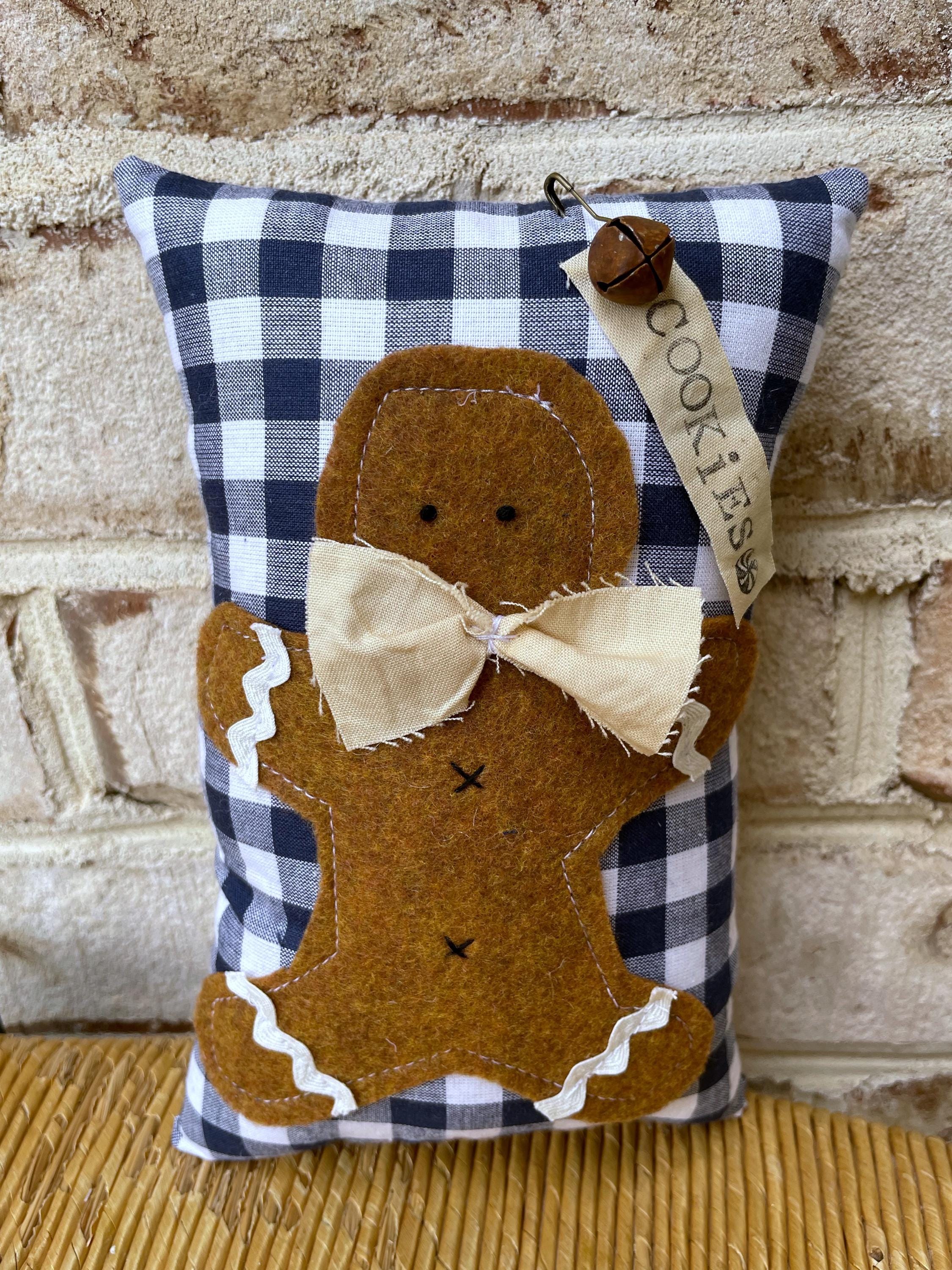 Gingerbread Man Bowl Fillers, Primitive Gingerbread Man, Gingerbread Man Ornies, Blue Christmas ...