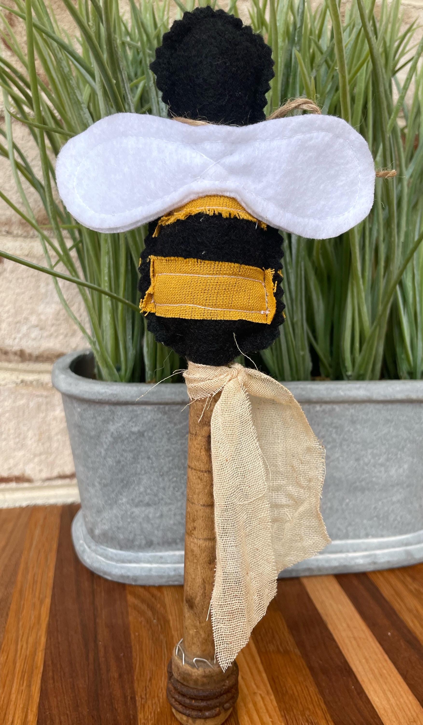 Bee Spindle, Bee Shelf Sitter, Primitive Bees, Tiered Tray Bees ...