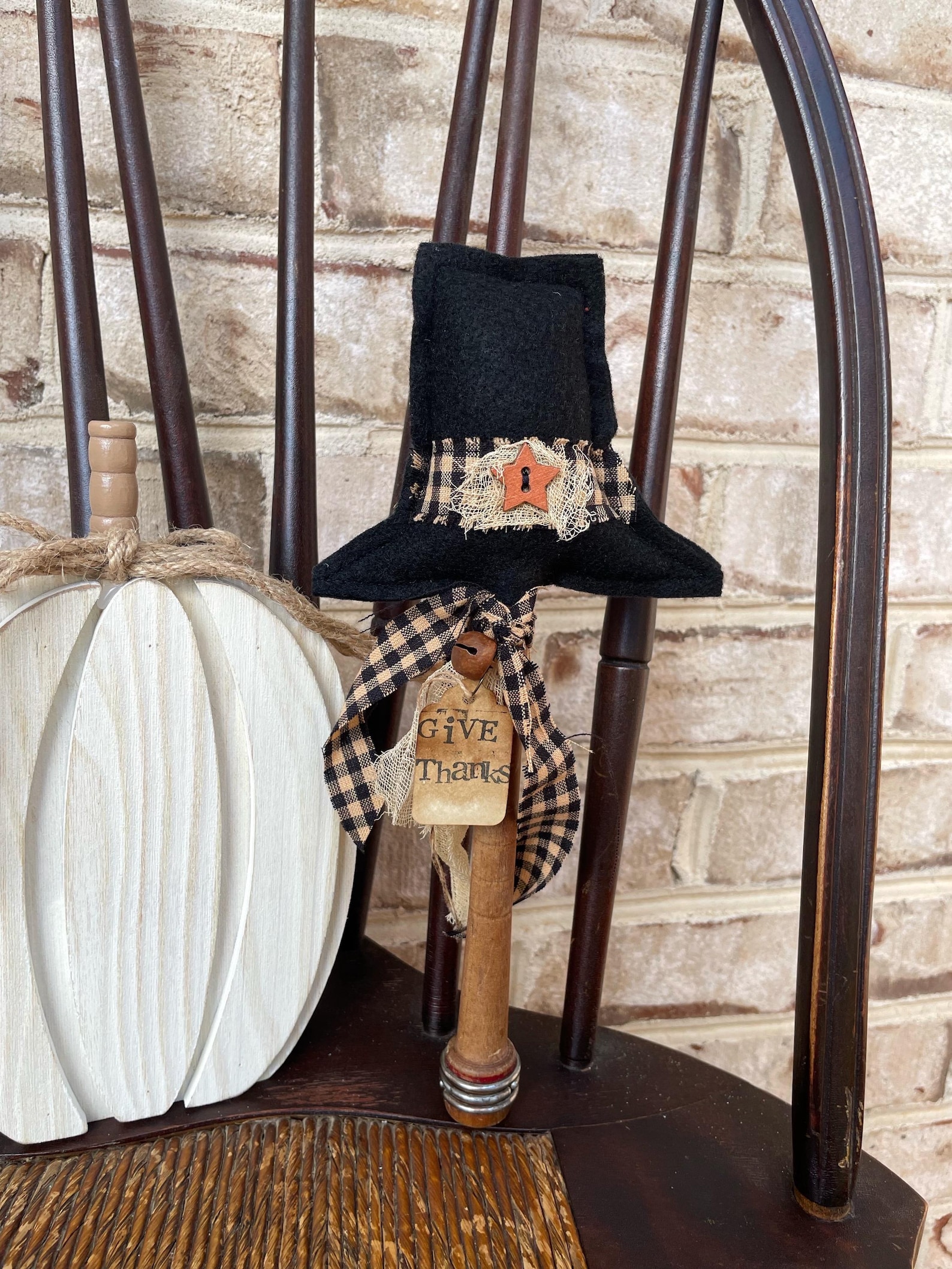 Primitive Pilgrim Hats, Pilgrim Hat Table Sitter, Thanksgiving Tiered ...