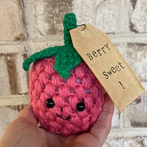 Raspberry Plush, Crochet Raspberries, Amigurumi Stuffies, Tiered Tray ...