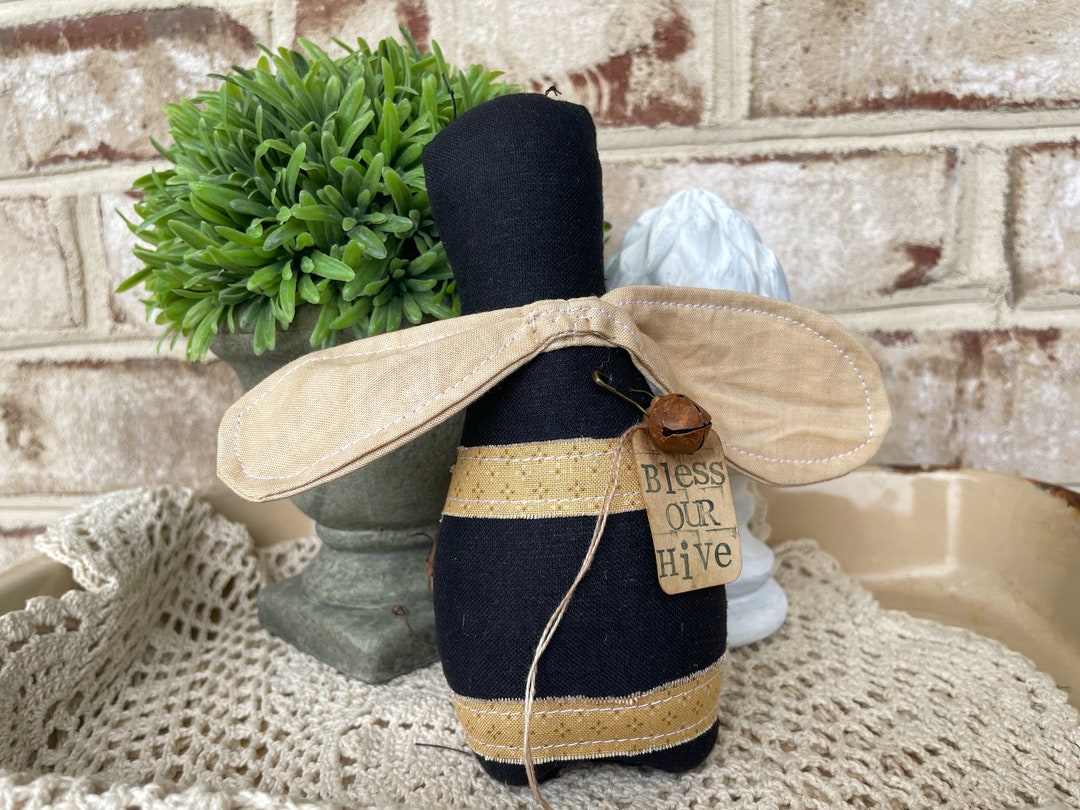 Primitive Bumble Bees, Primitive Bee Decor, Bee Bowl Fillers, Bee ...