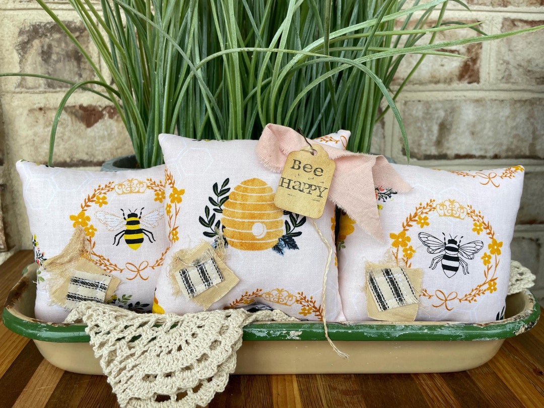 Honeybee Bowl Fillers, Spring Bowl Fillers, Bee Tiered Tray Decor, Bee ...
