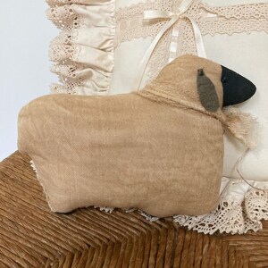 Primitive Sheep Decor for Home, Sheep Shelf Sitter, Grungy Sheep Home ...