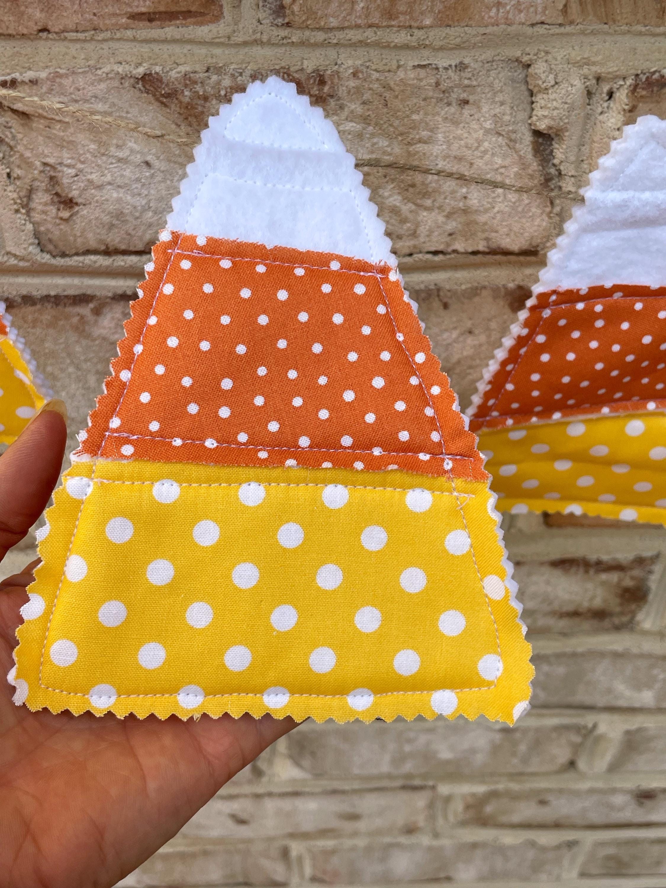 Candy Corn Garland, Halloween Candy Corn Banner, Fall Farmhouse ...