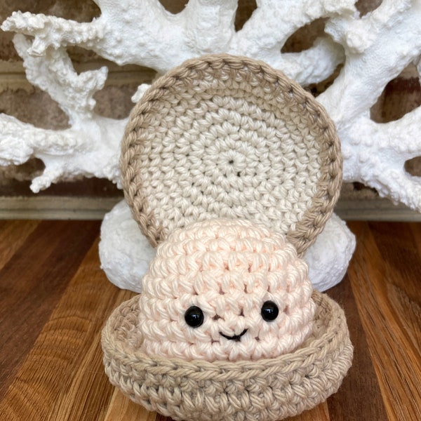 Crochet Clam - Etsy