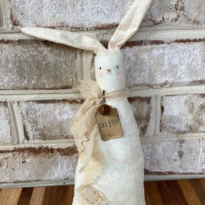 Primitive Easter Bunny, Primitive Rabbit Doll, Rustic Bunny, Farmhouse ...